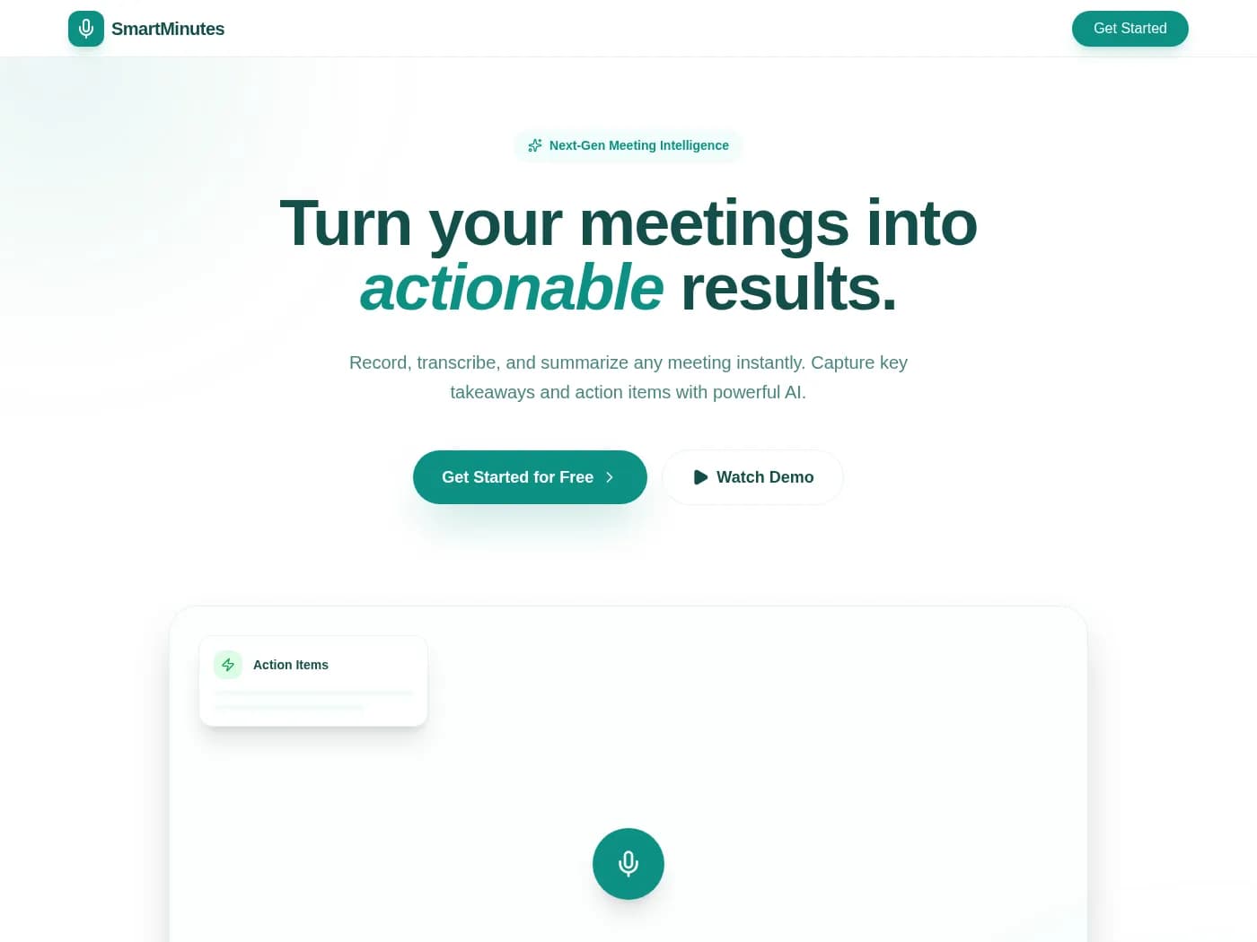 Smart Meeting Minutes