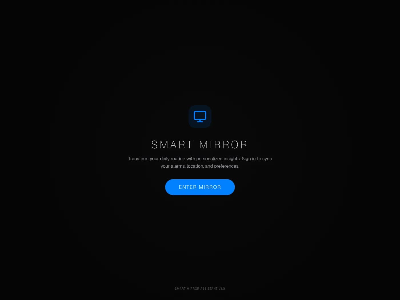 Smart Mirror Assistant