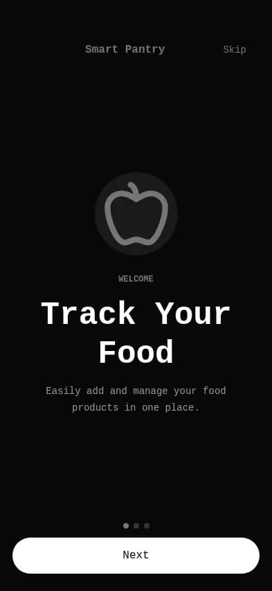 Smart Pantry Tracker