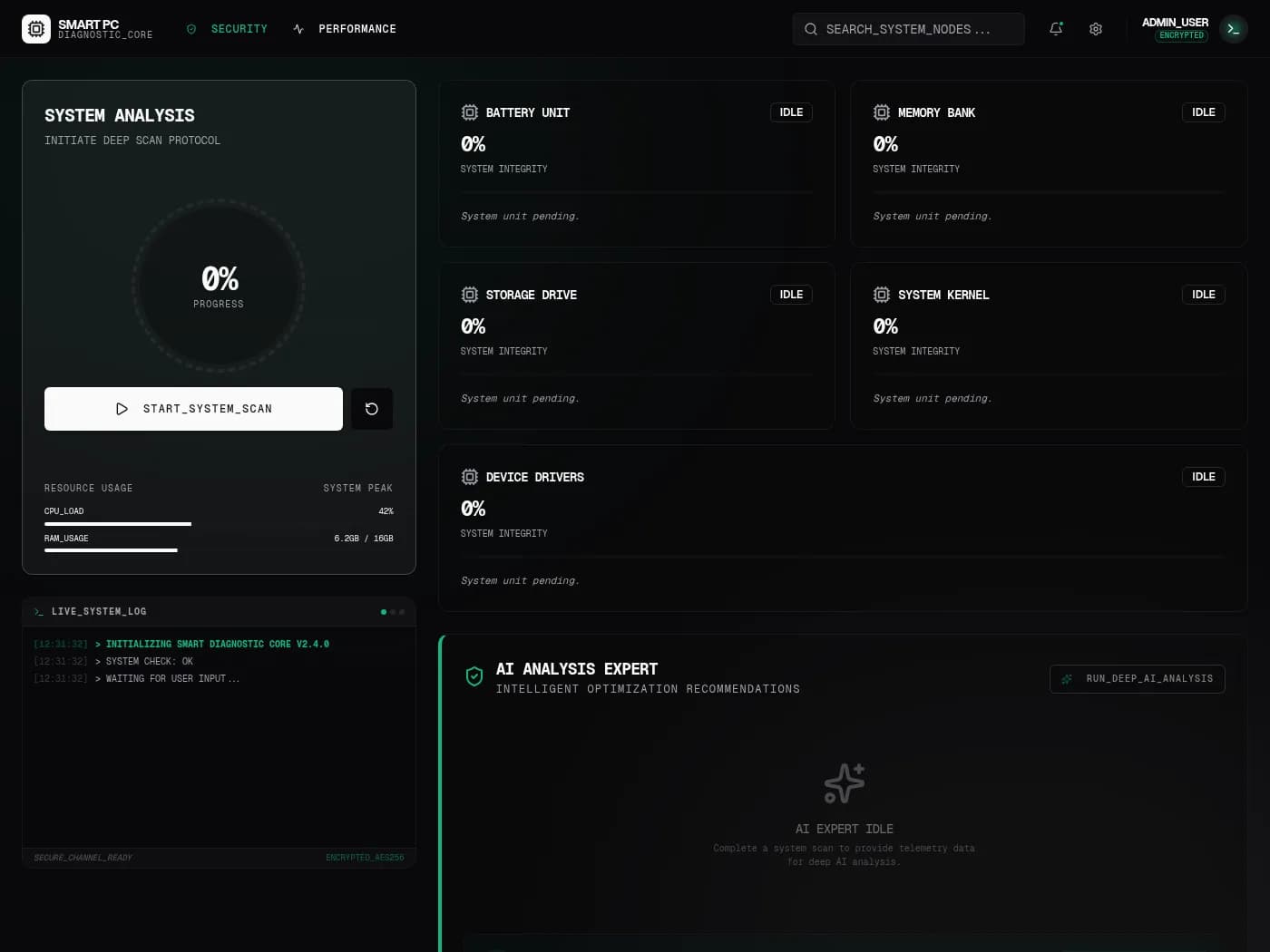 Smart PC Diagnostics