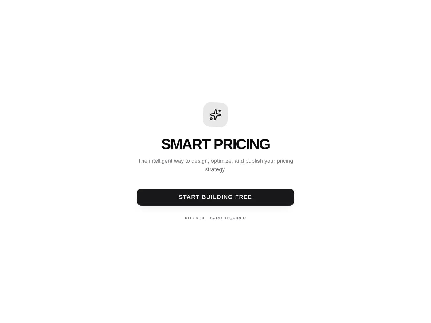 Smart Pricing Table