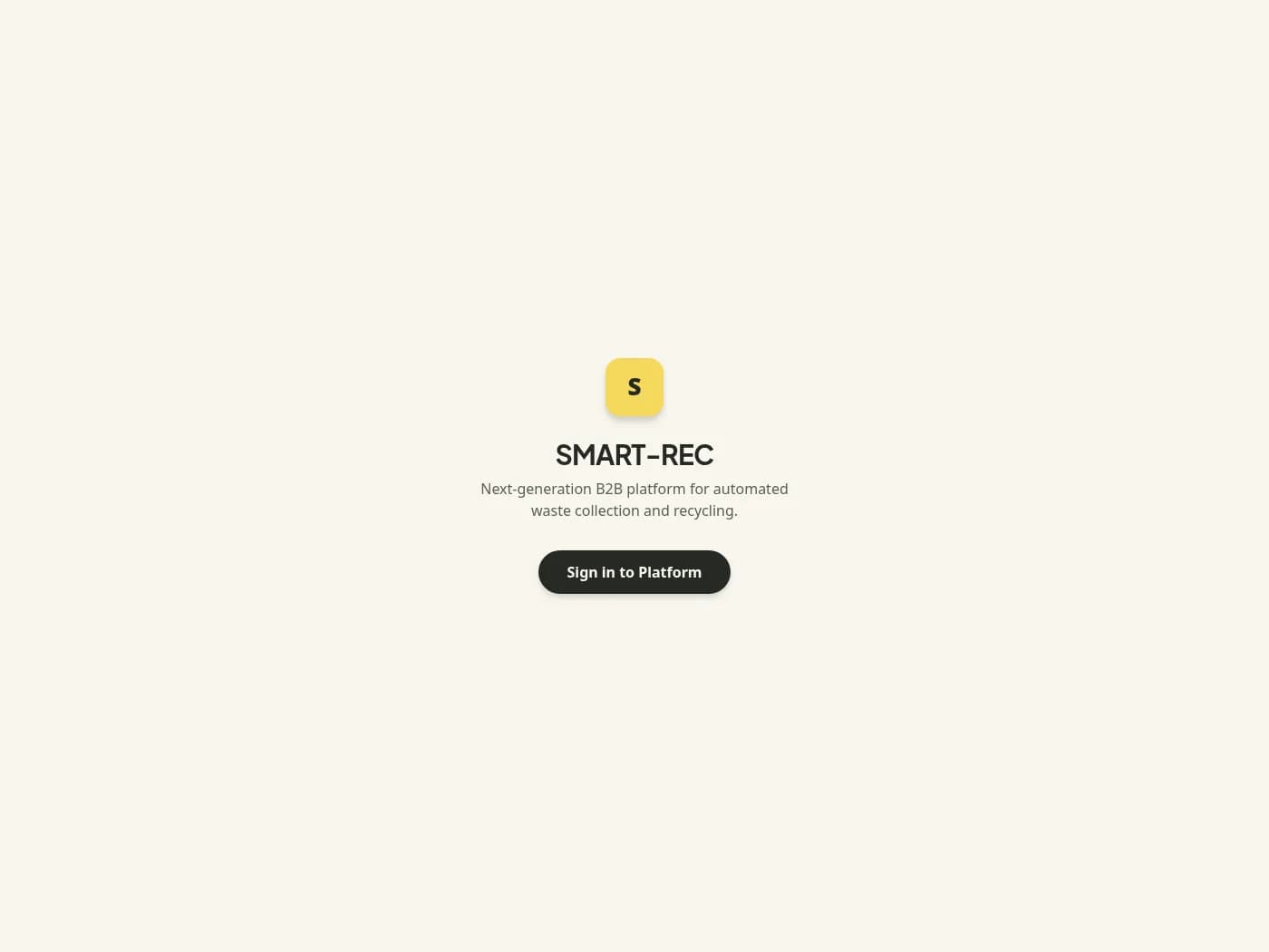 SMART-REC Platform