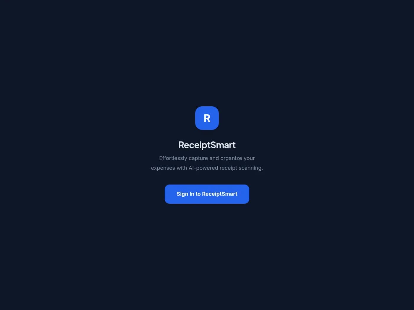 Smart Receipt Scanner