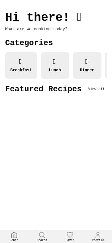 Smart Recipe Genie
