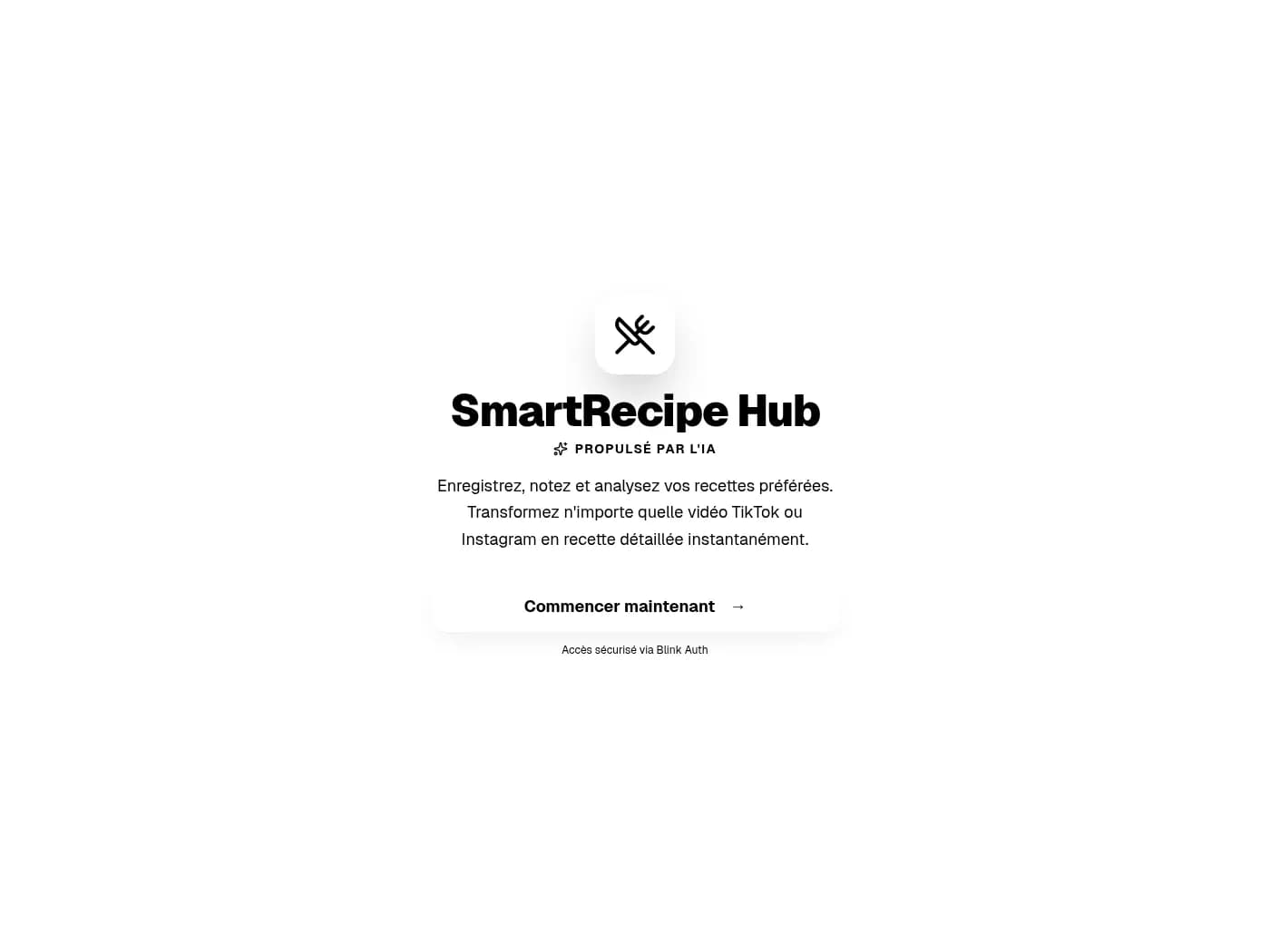 SmartRecipe Hub