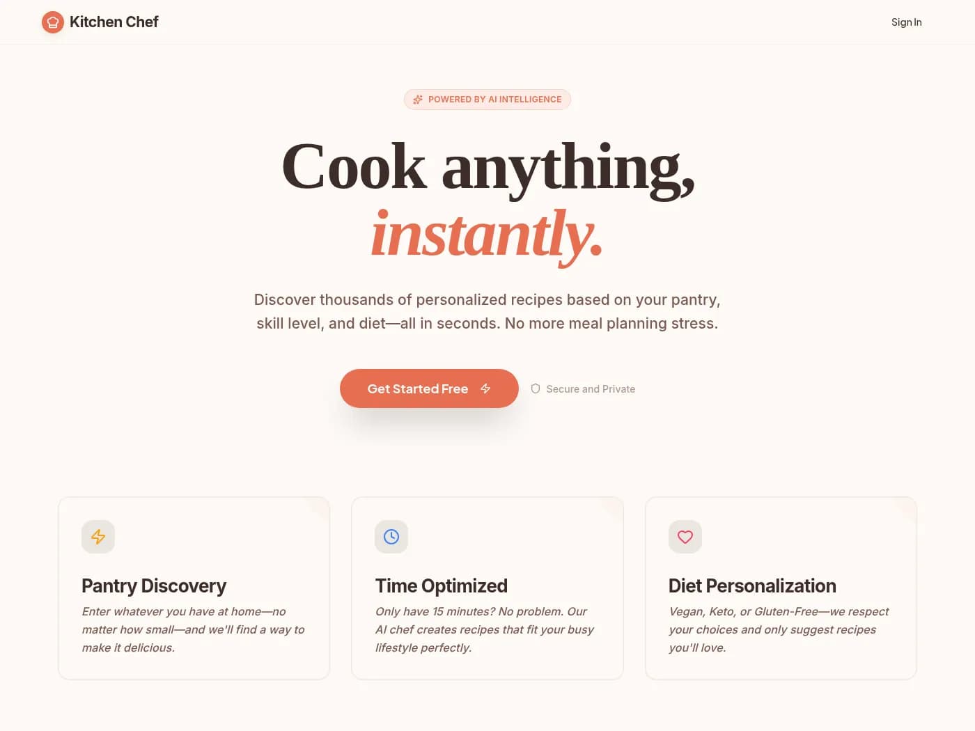 Smart Kitchen Chef