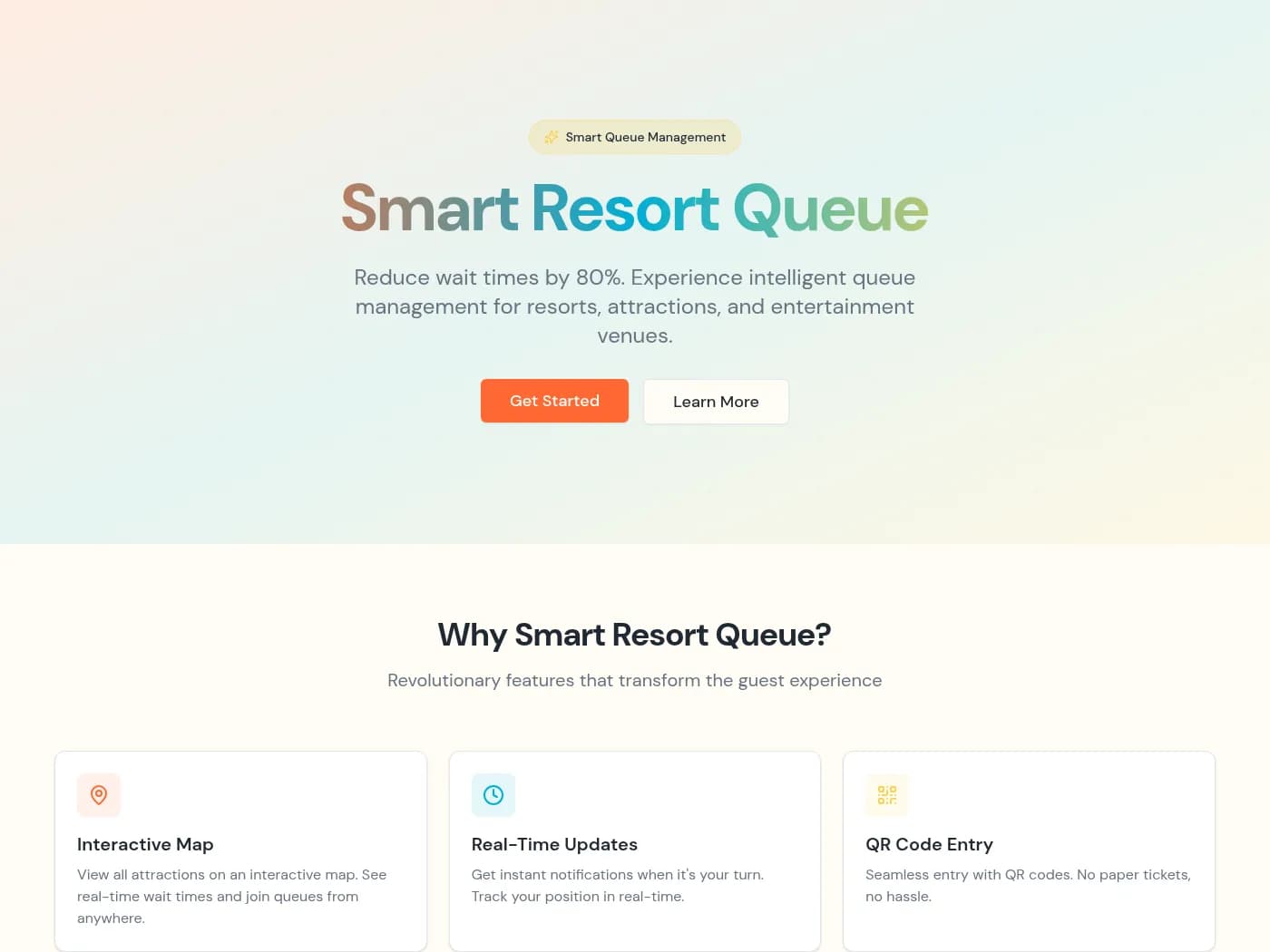 Smart Resort Queue