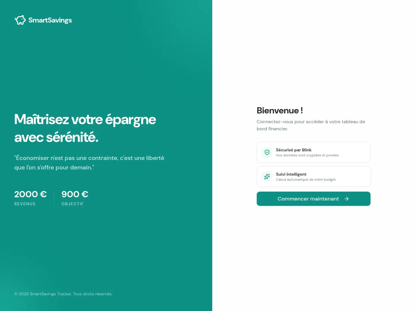 Smart Savings Tracker