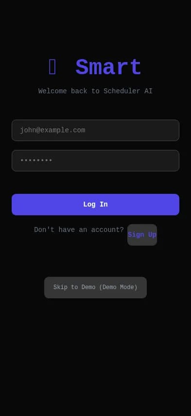 Smart Scheduler AI