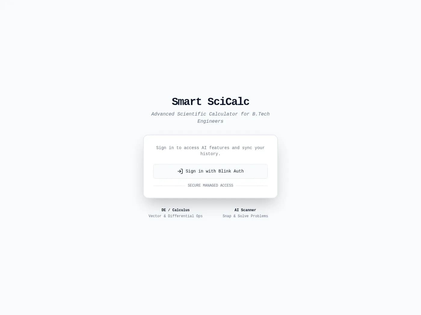 Smart SciCalc