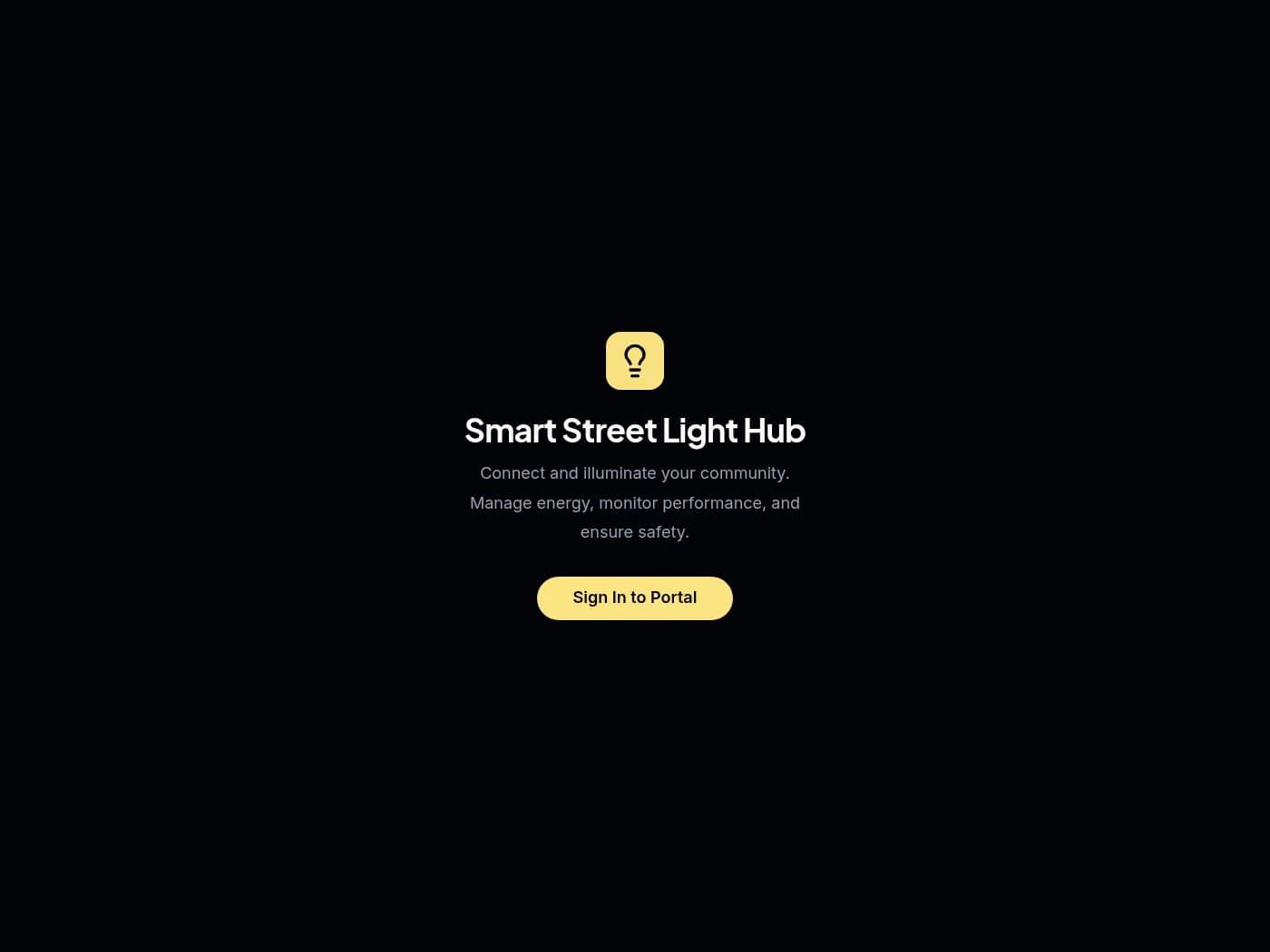 Smart Street Light Hub