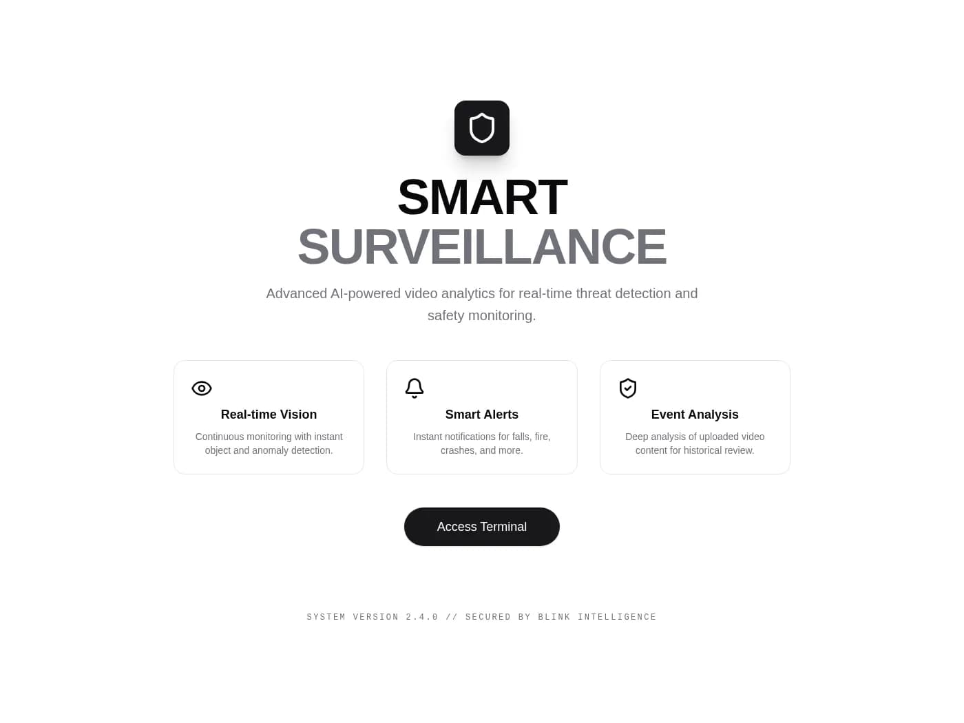 Smart Surveillance Dashboard