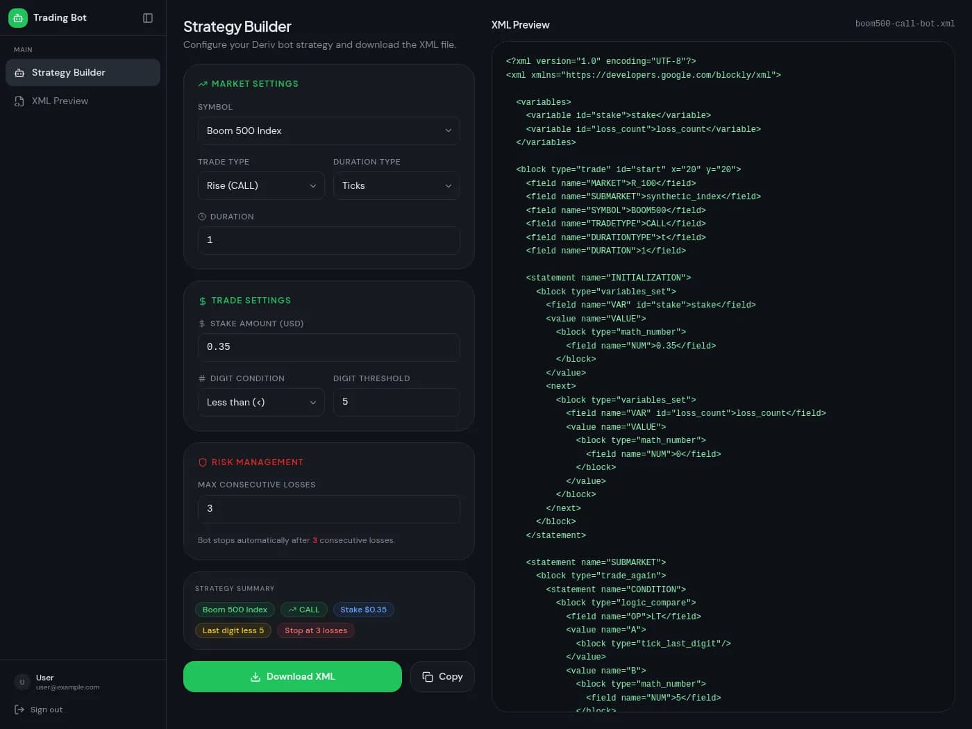 Smart Trading Bot