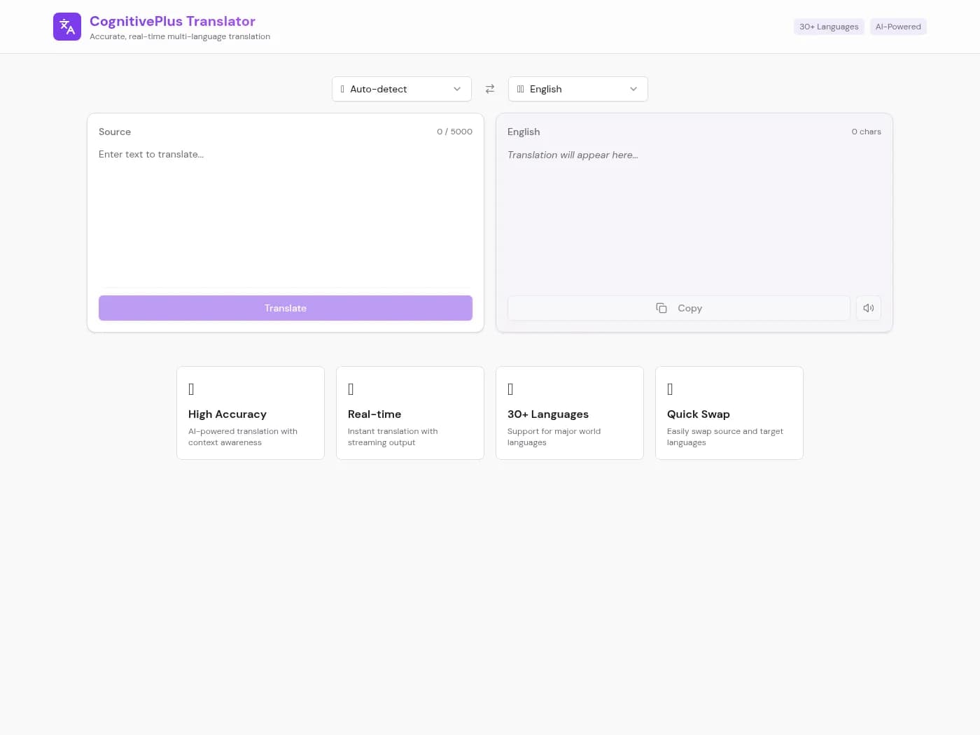 CognitivePlus Translator