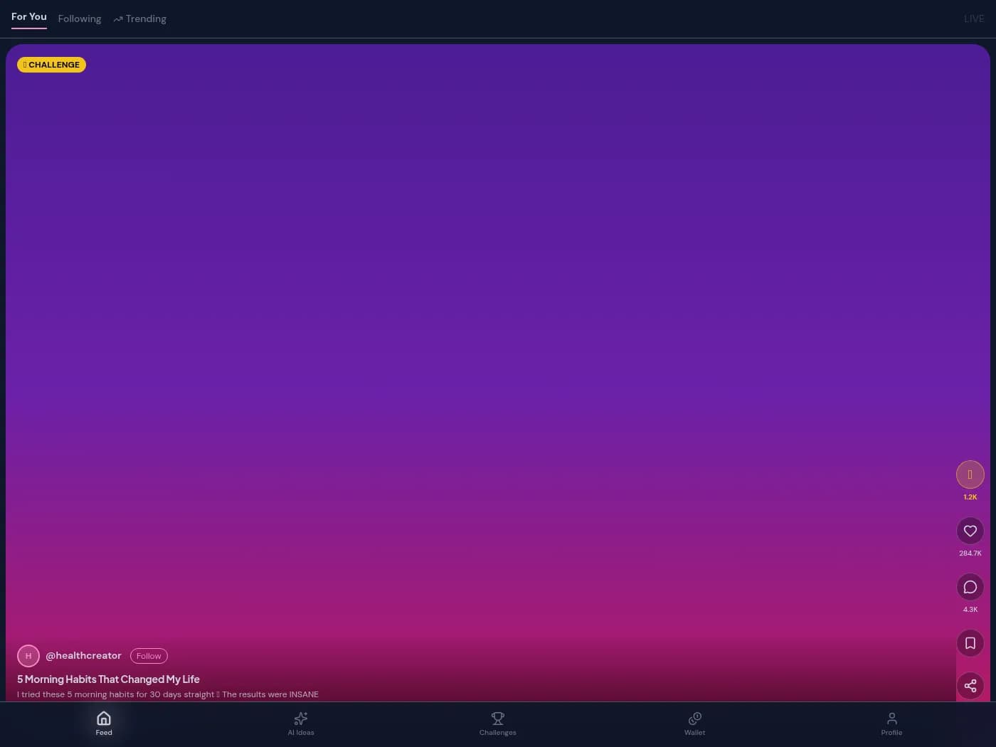 Smart Short Video App
