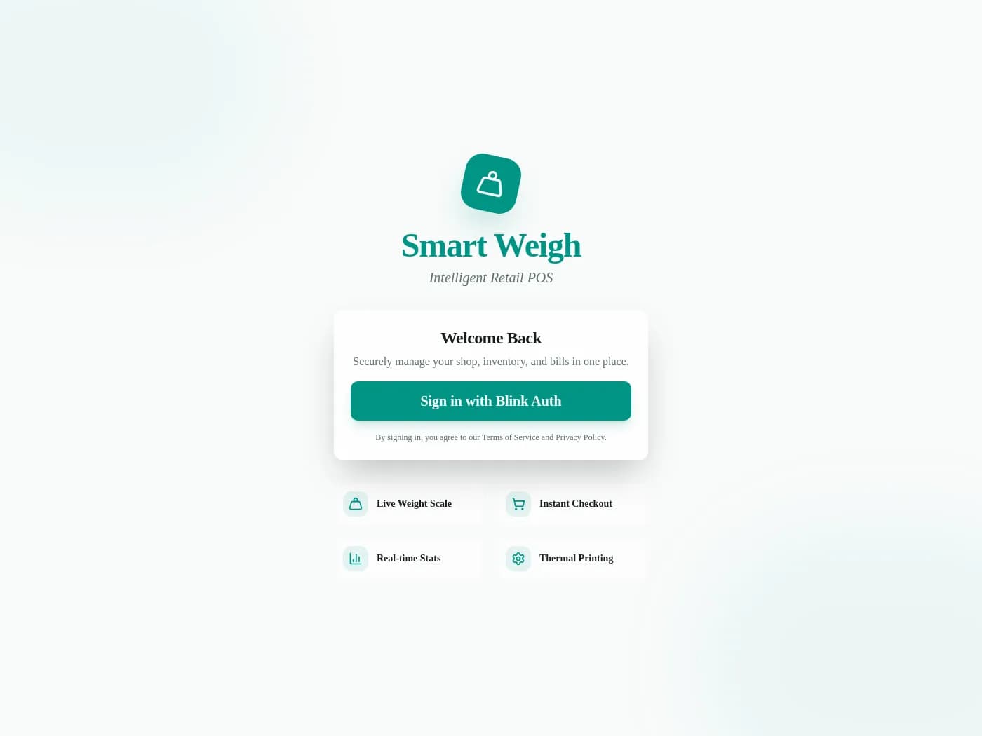 Smart Weigh POS