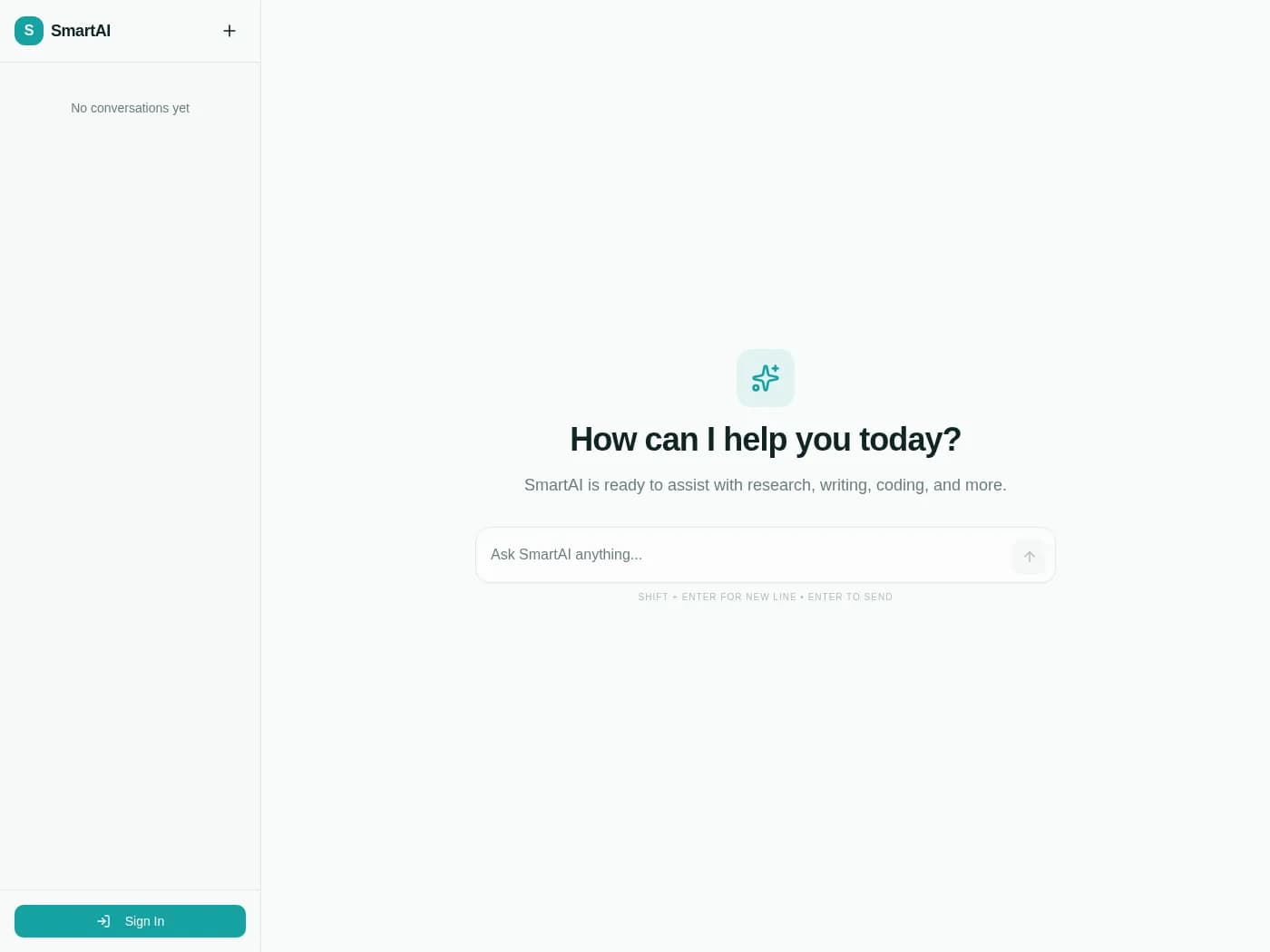 SmartAI Chat Assistant