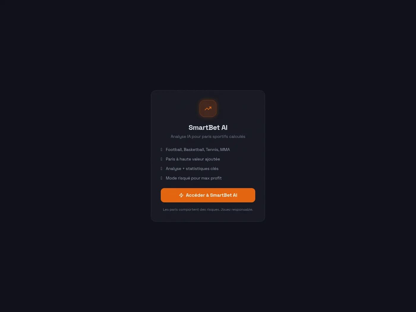 SmartBet AI Advisor