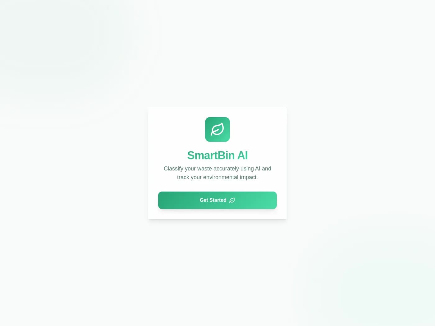 SmartBin AI Classifier