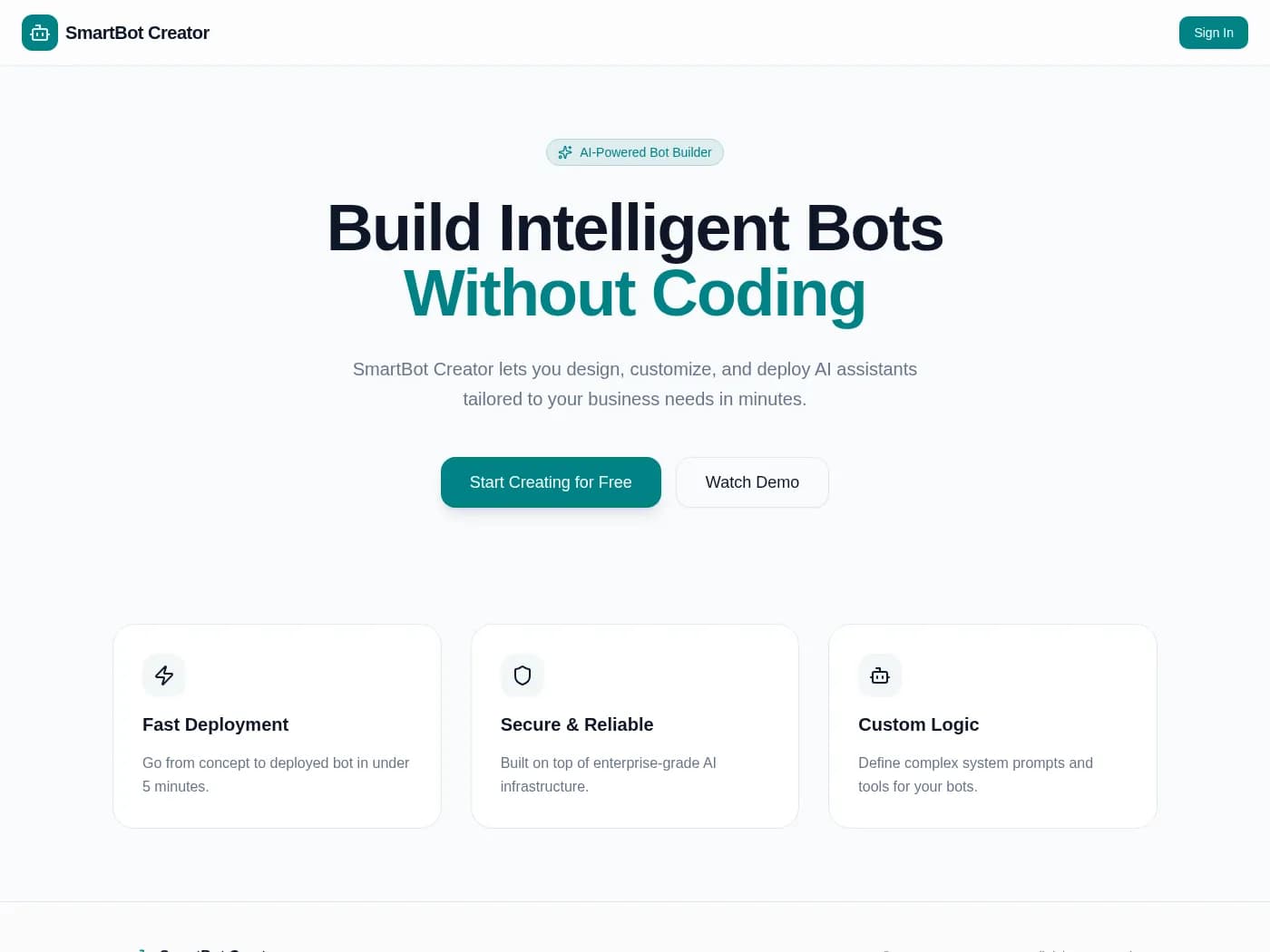 SmartBot Creator