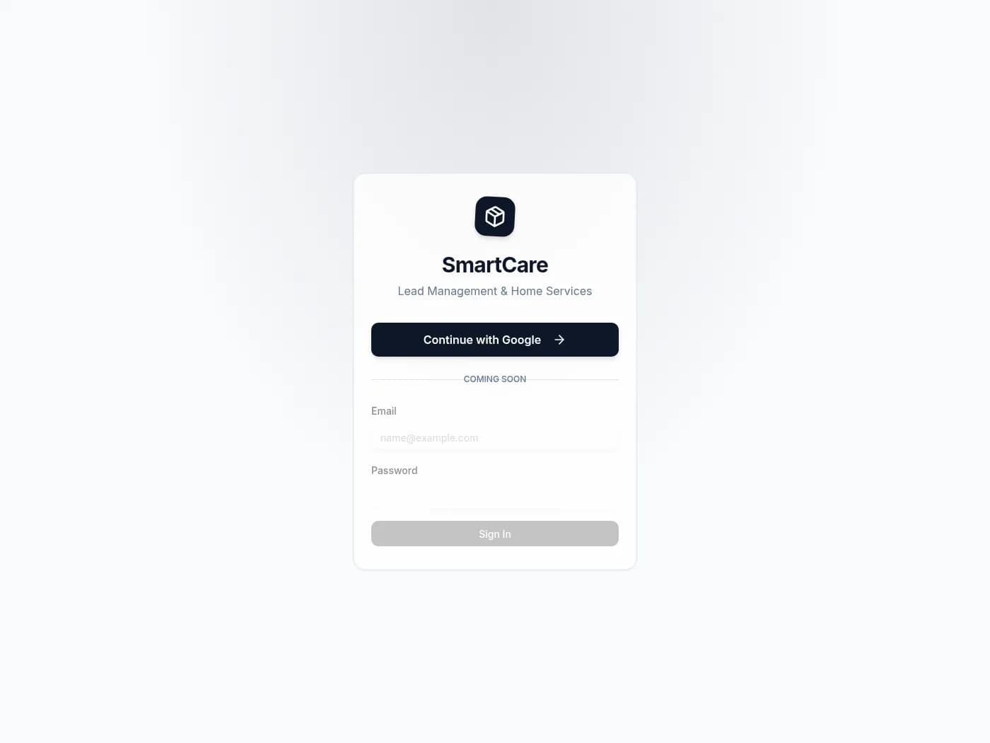 SmartCare Lead & Service App