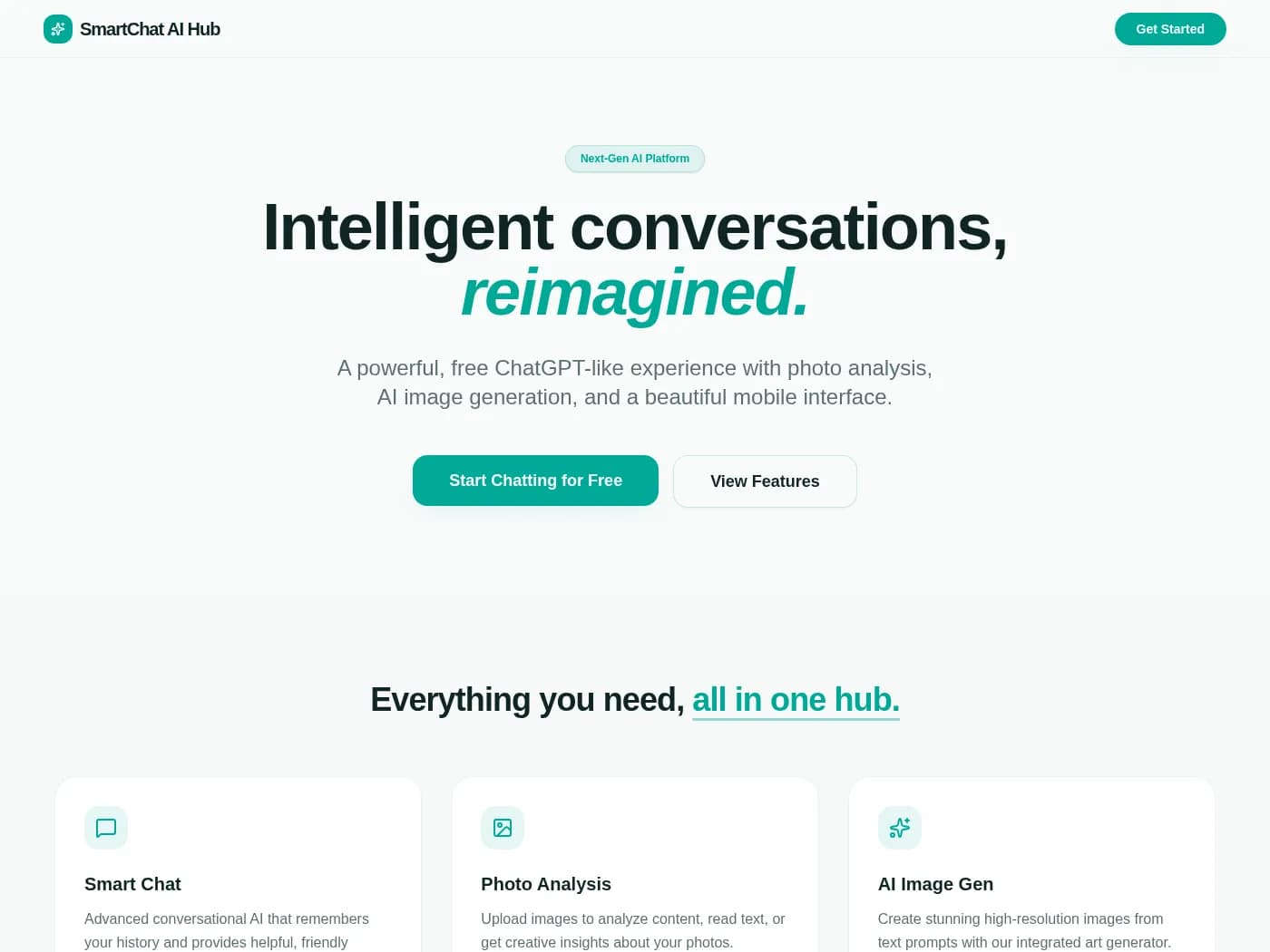 SmartChat AI Hub