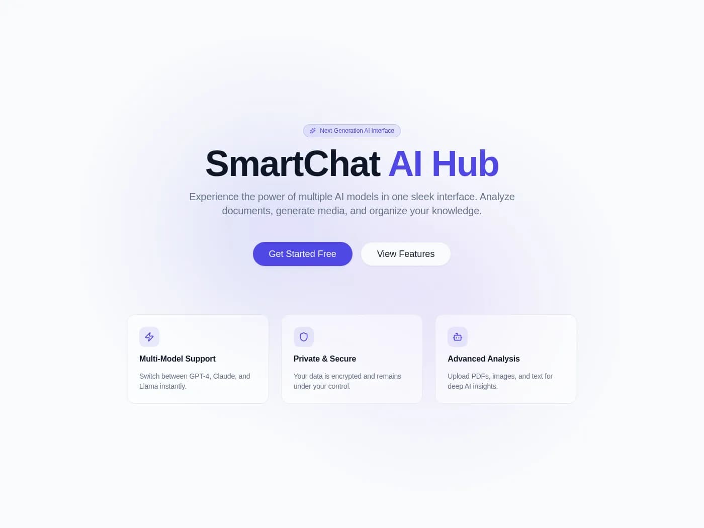 SmartChat AI Hub