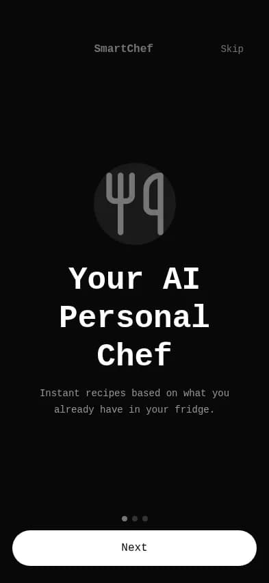 SmartChef Recipe App
