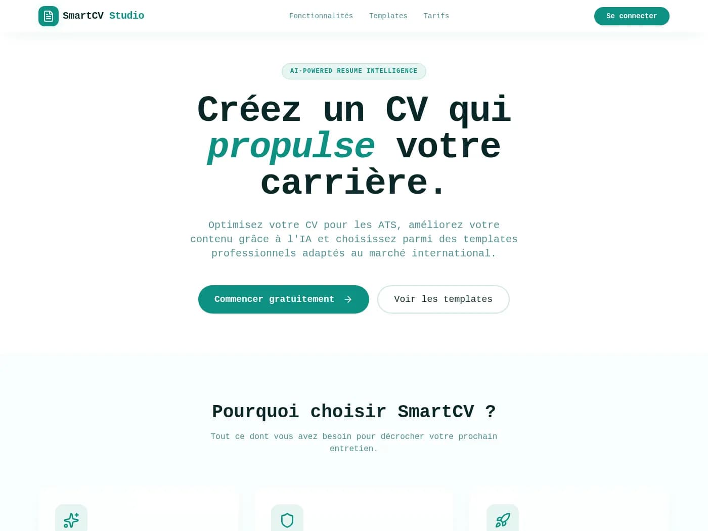 SmartCV Studio