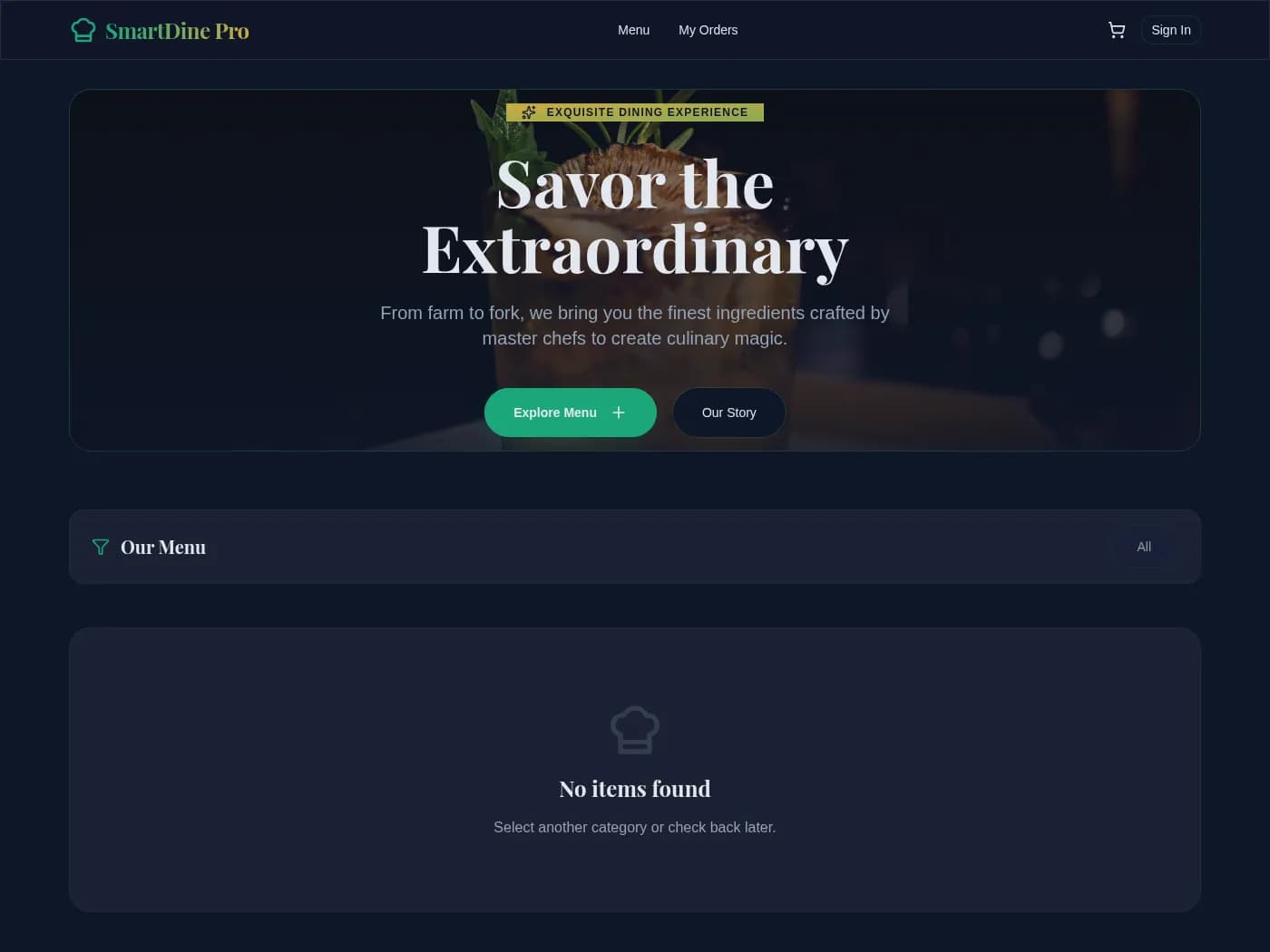 SmartDine Pro