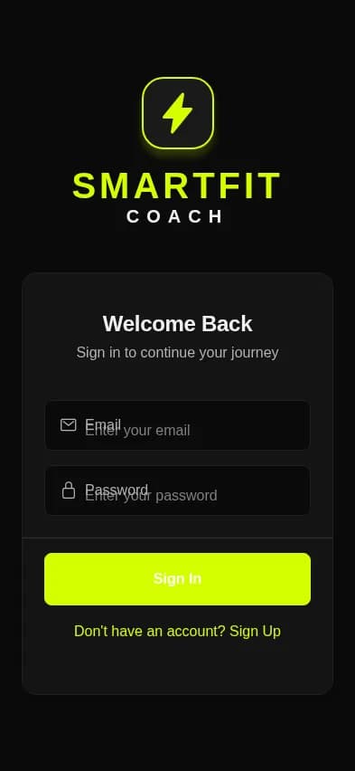 SmartFit Coach App