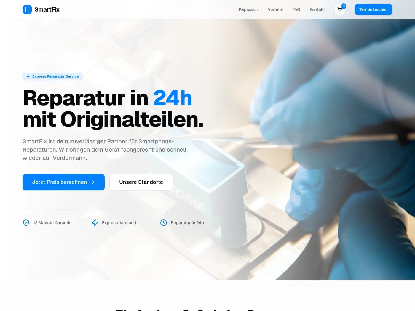 SmartFix Web Experience