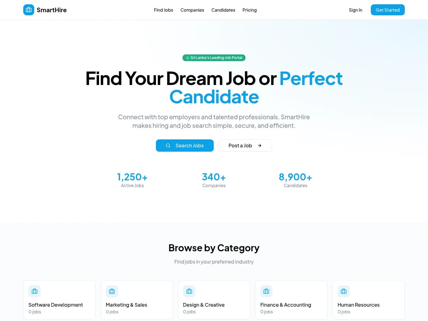 SmartHire Job Portal