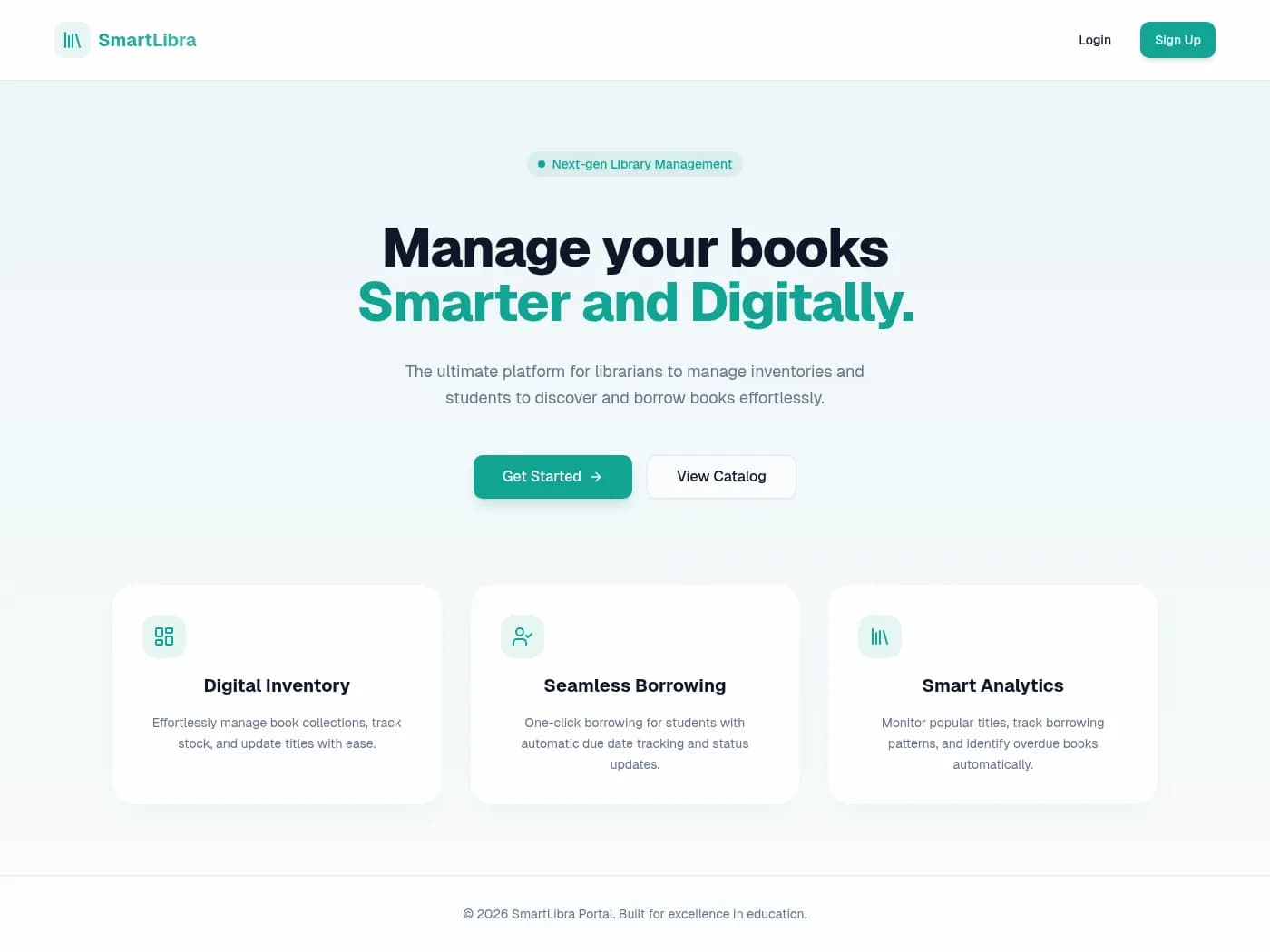 SmartLibrary Portal
