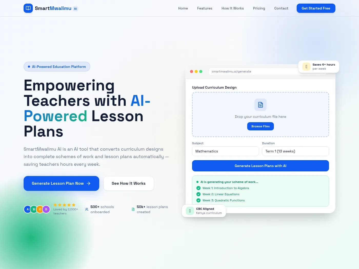 SmartMwalimu AI Platform
