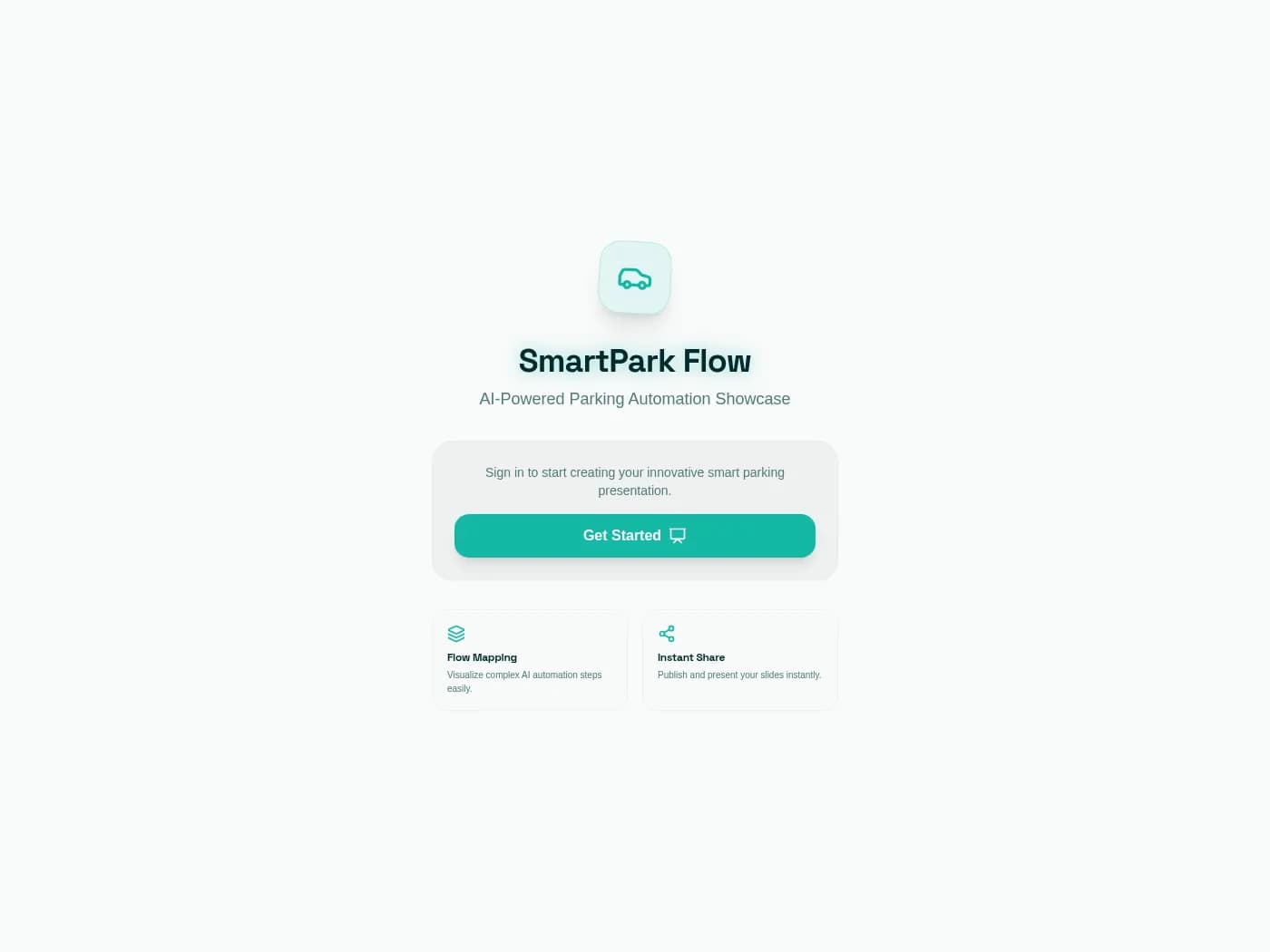 SmartPark Flow Presentation