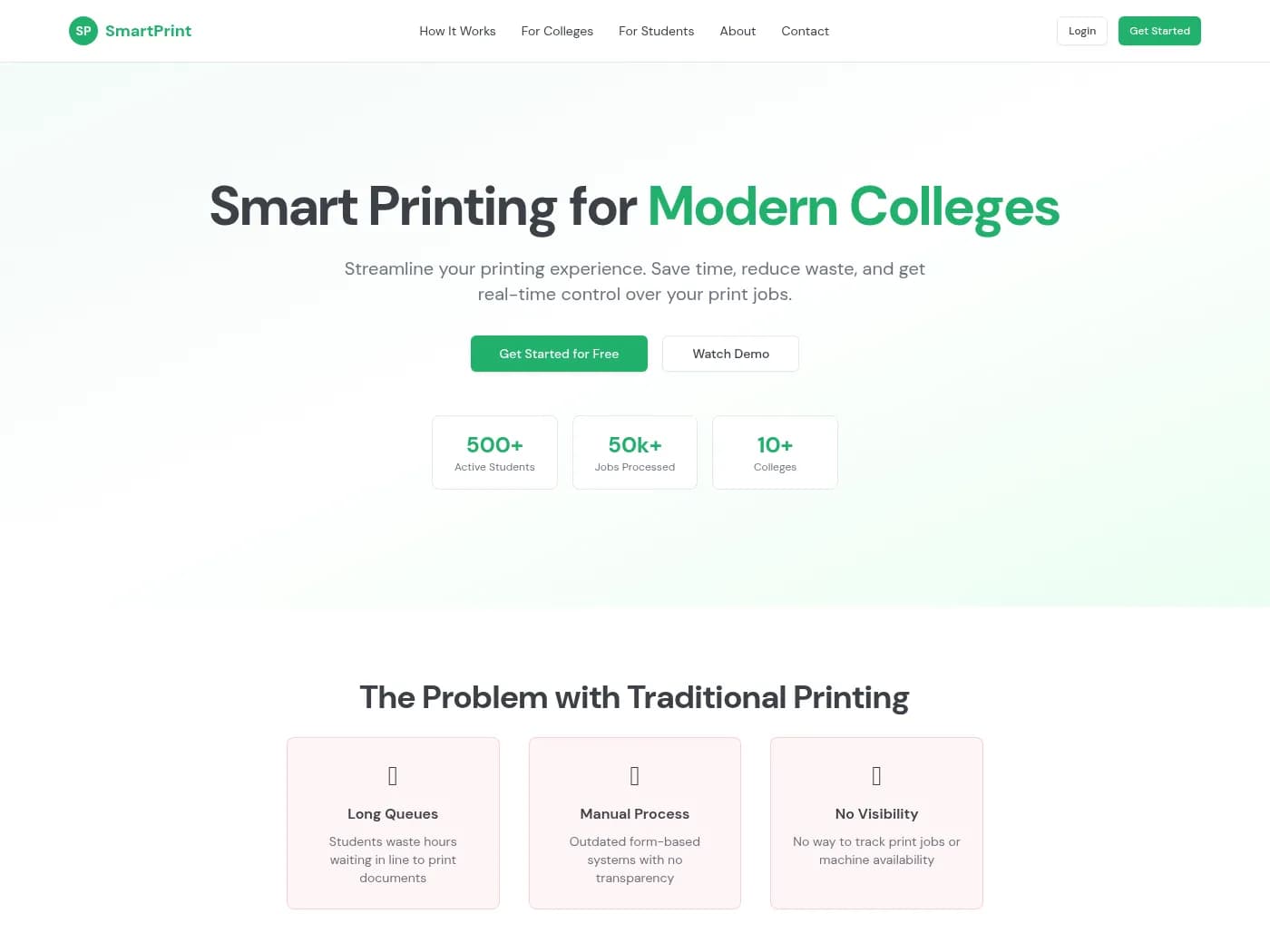 SmartPrint Web Interface