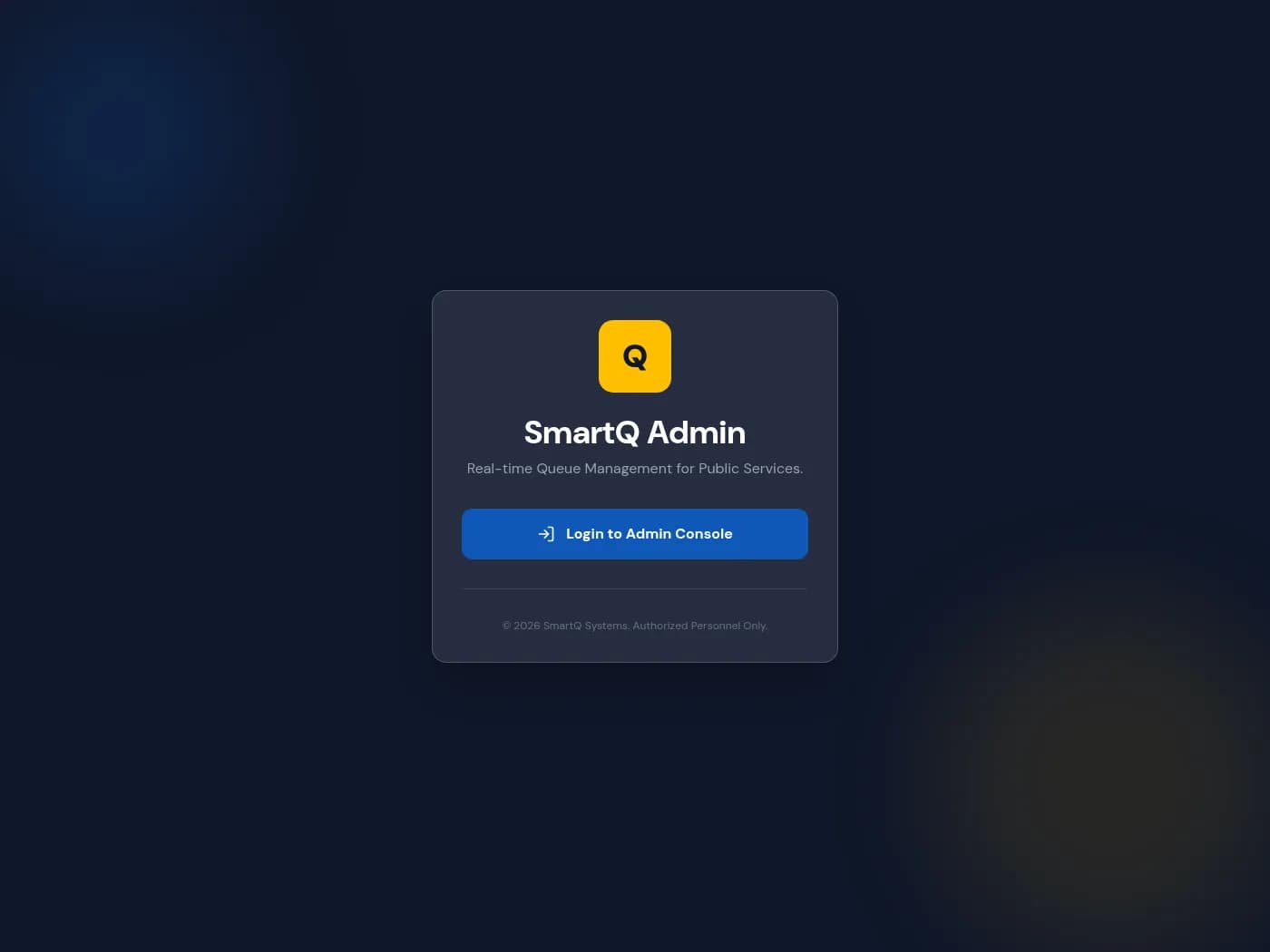 SmartQ Admin & LINE Bot