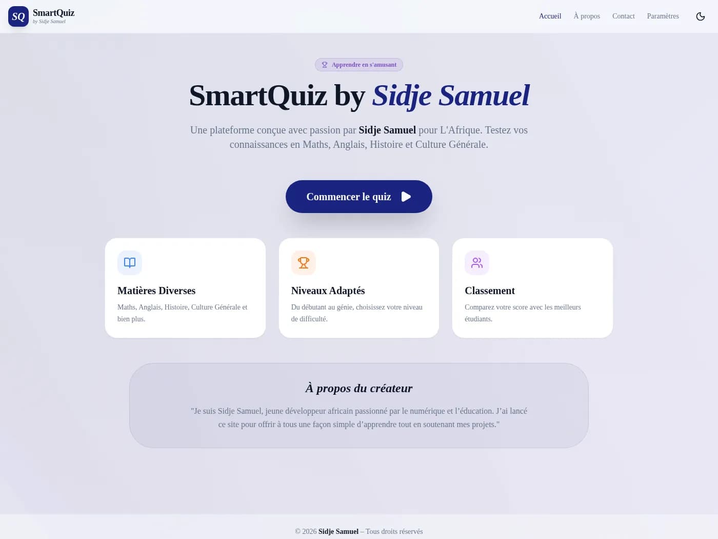 SmartQuiz Africa