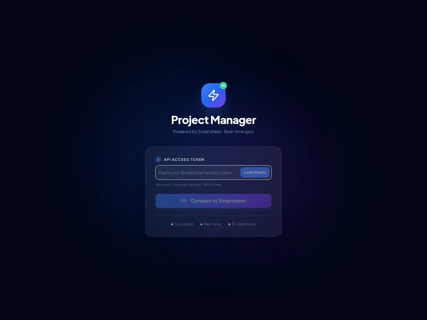 SmartSheet Project Manager