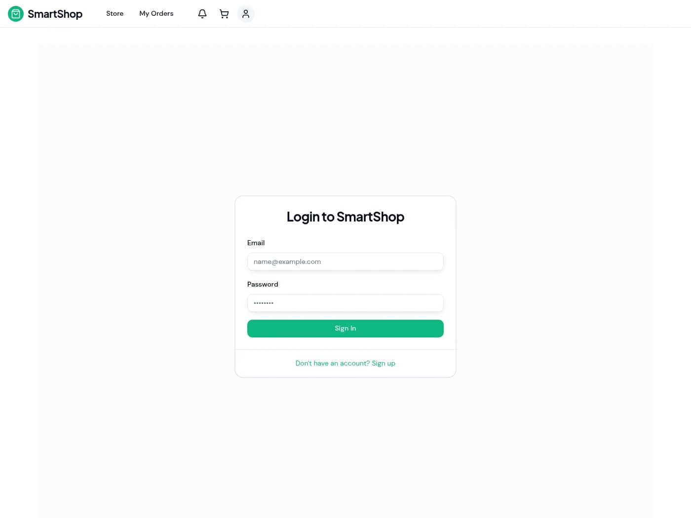 SmartShop Admin & Orders