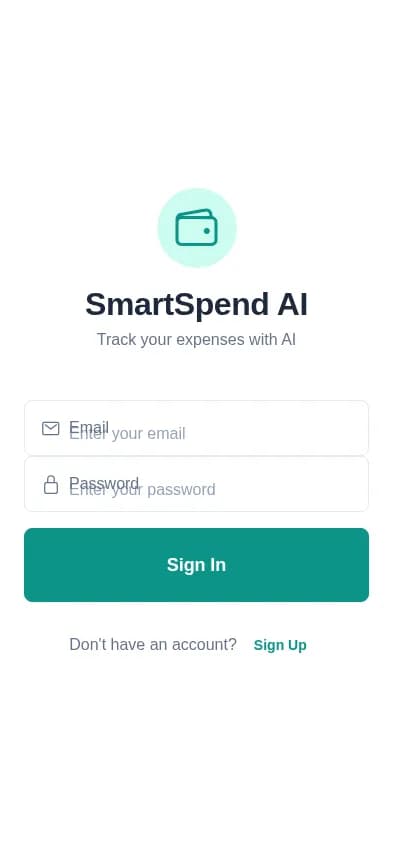 SmartSpend AI Tracker