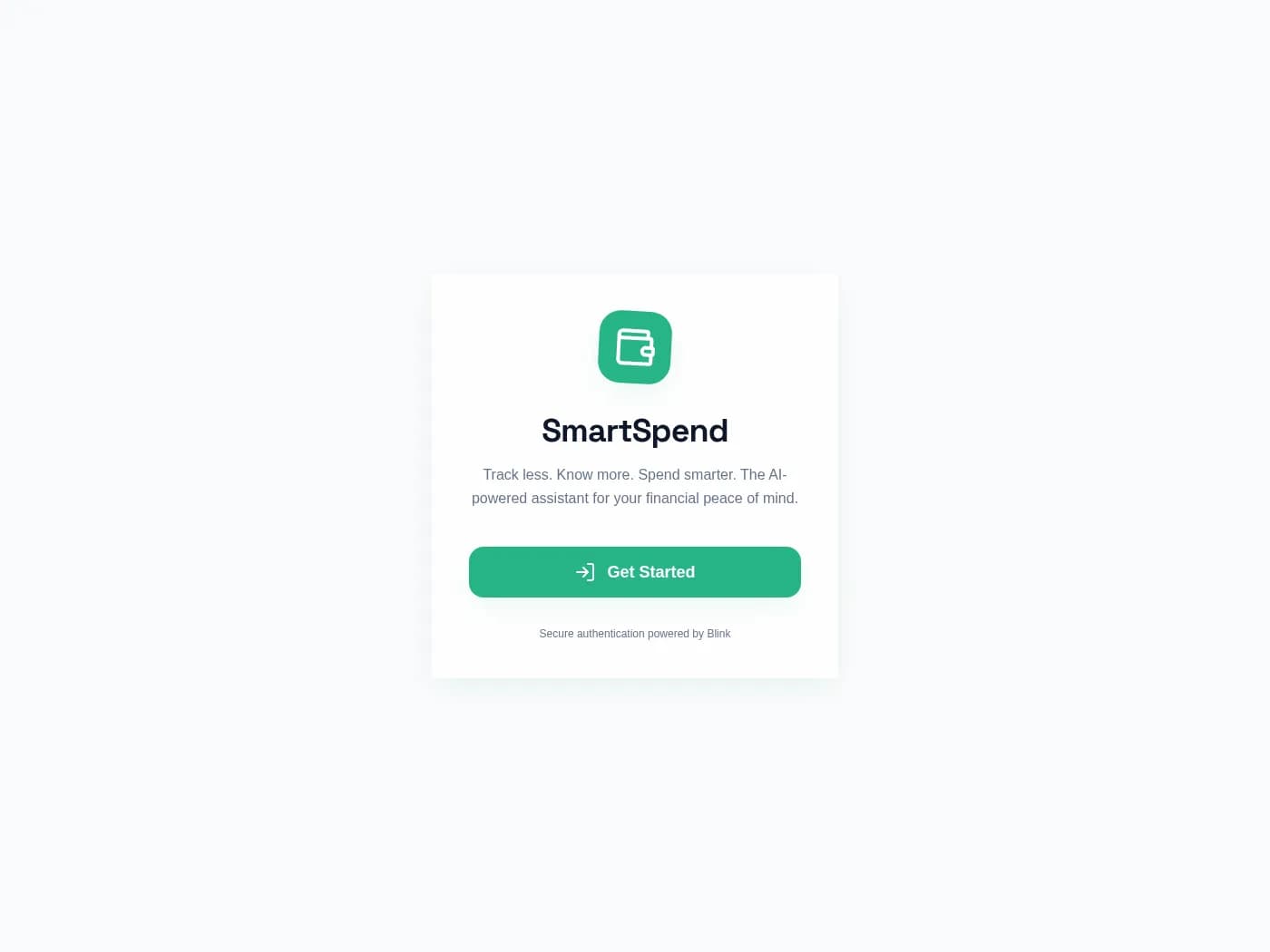 SmartSpend Assistant