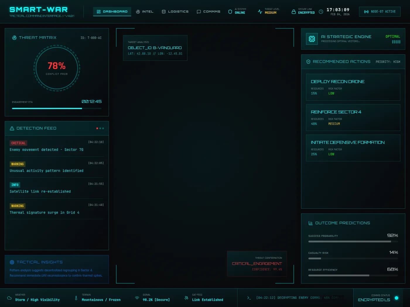 SMART-WAR Command Center