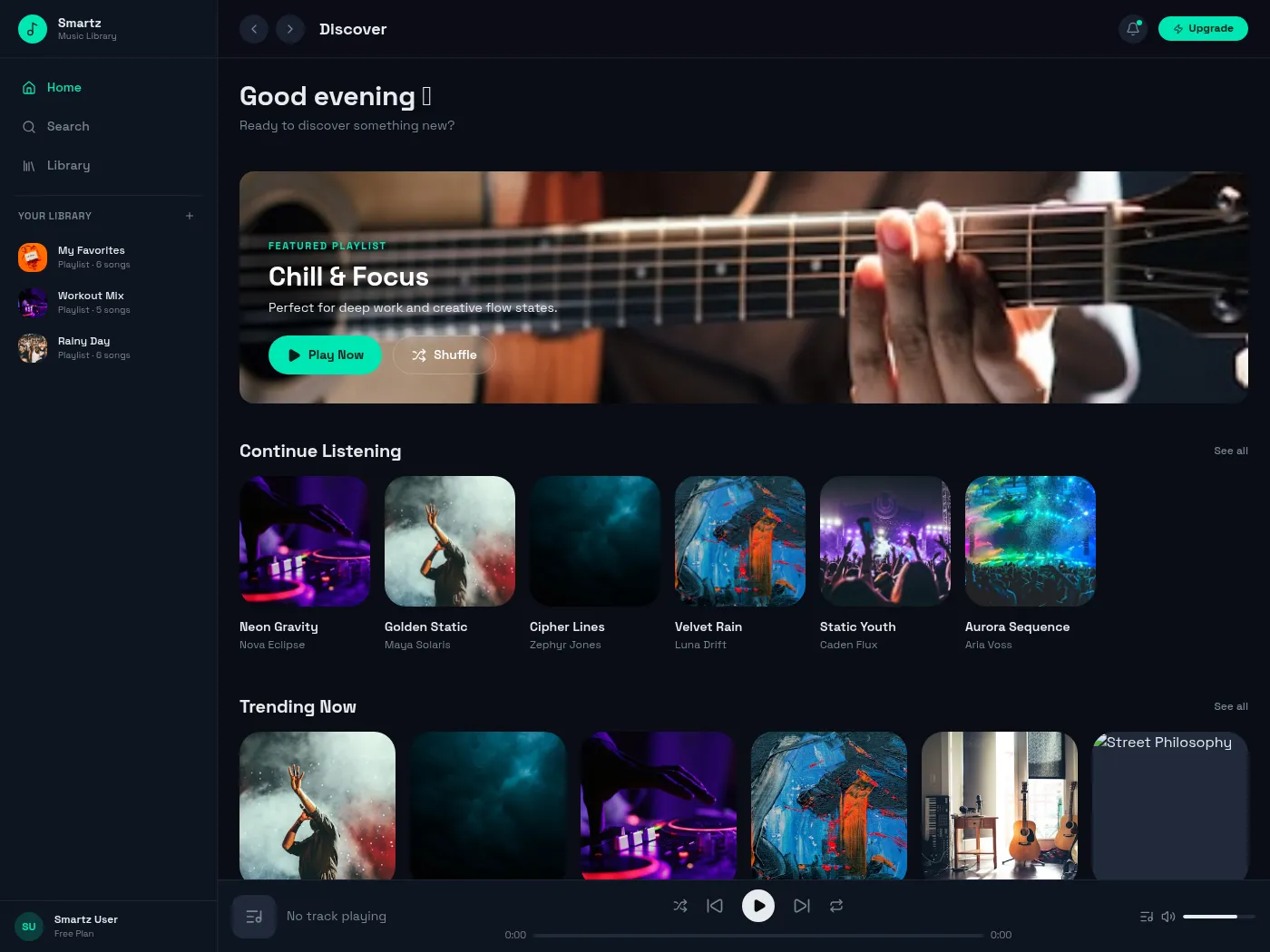 Smartz Music Library