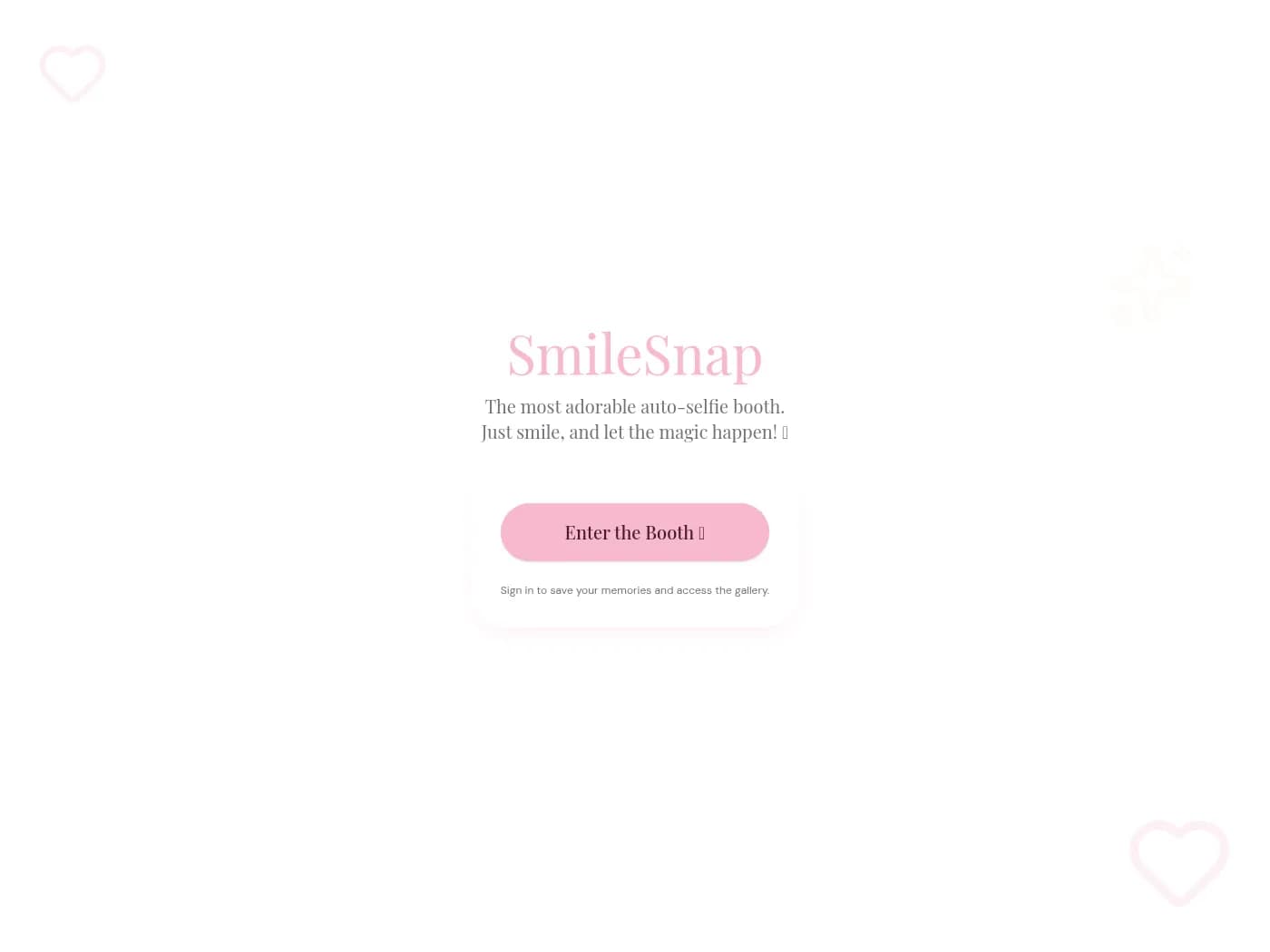 SmileSnap Selfie Booth