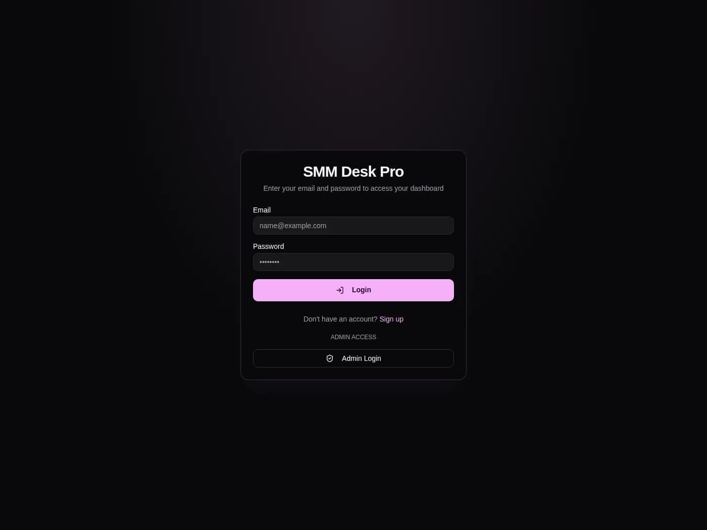 SMM Desk Pro