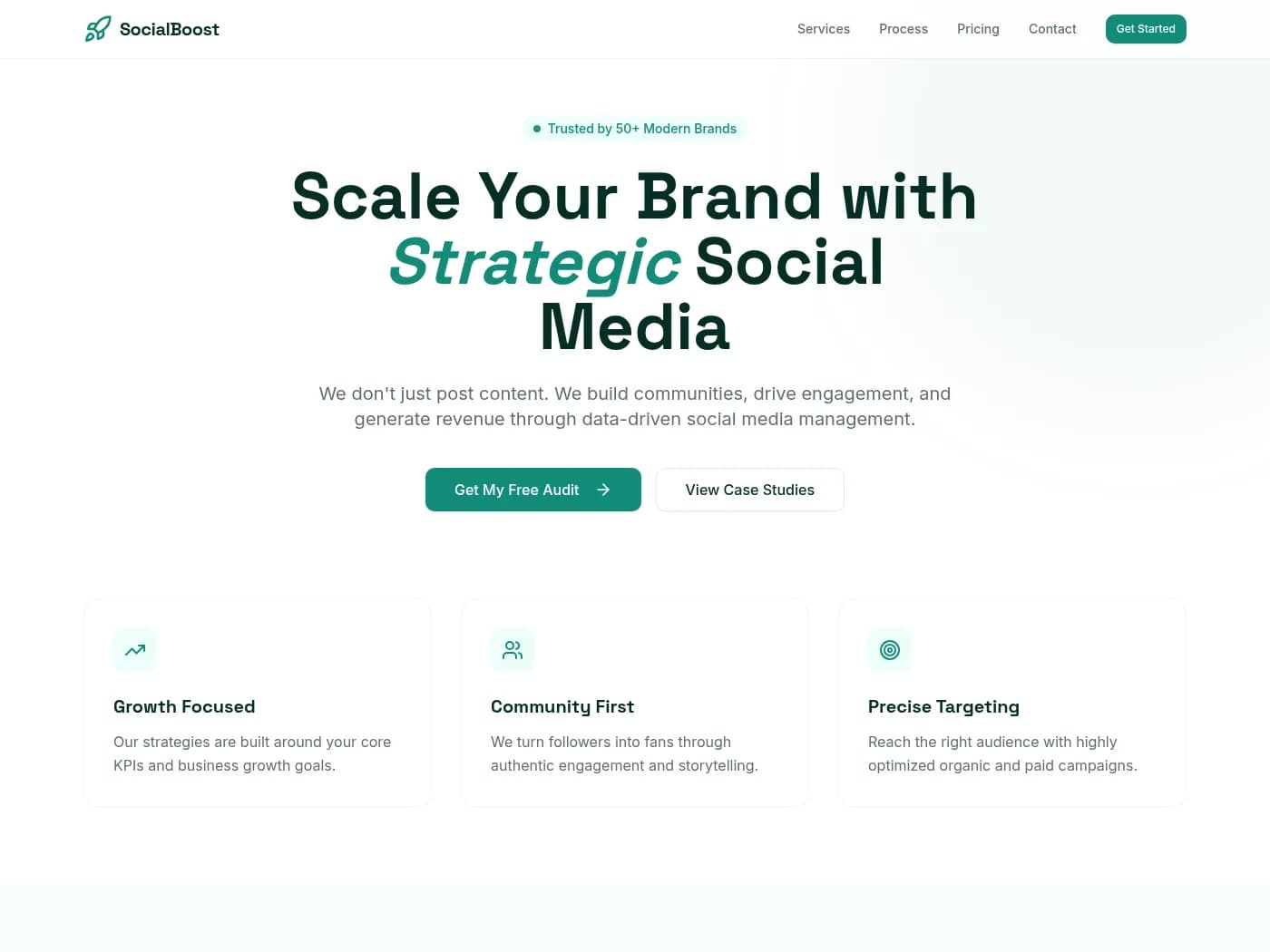 Simple SMM Website