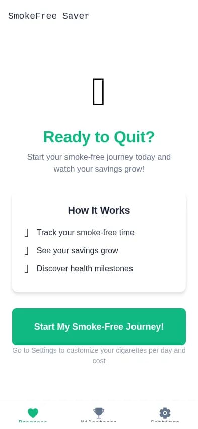 SmokeFree Saver