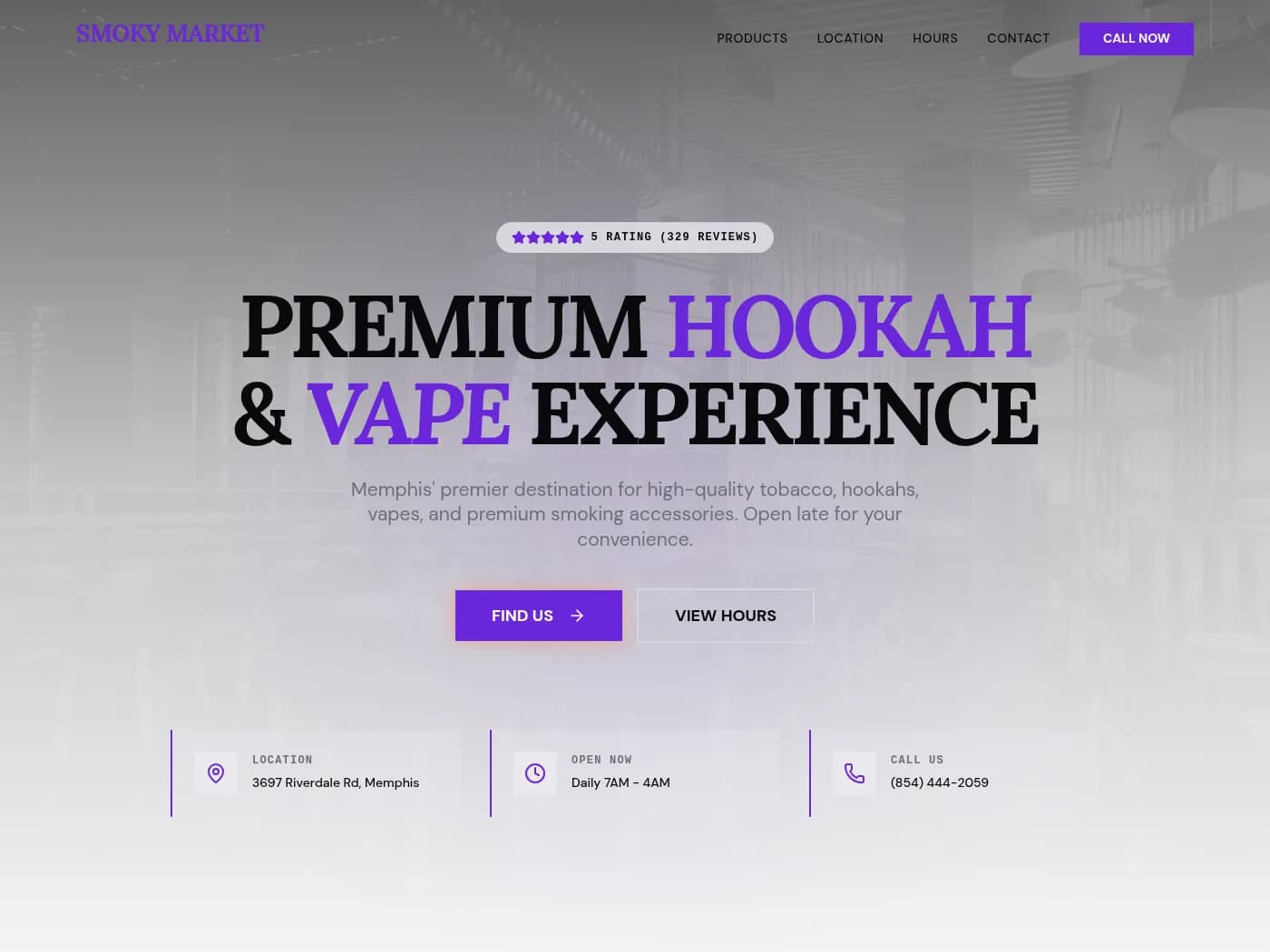 Smoky Market Web Presence